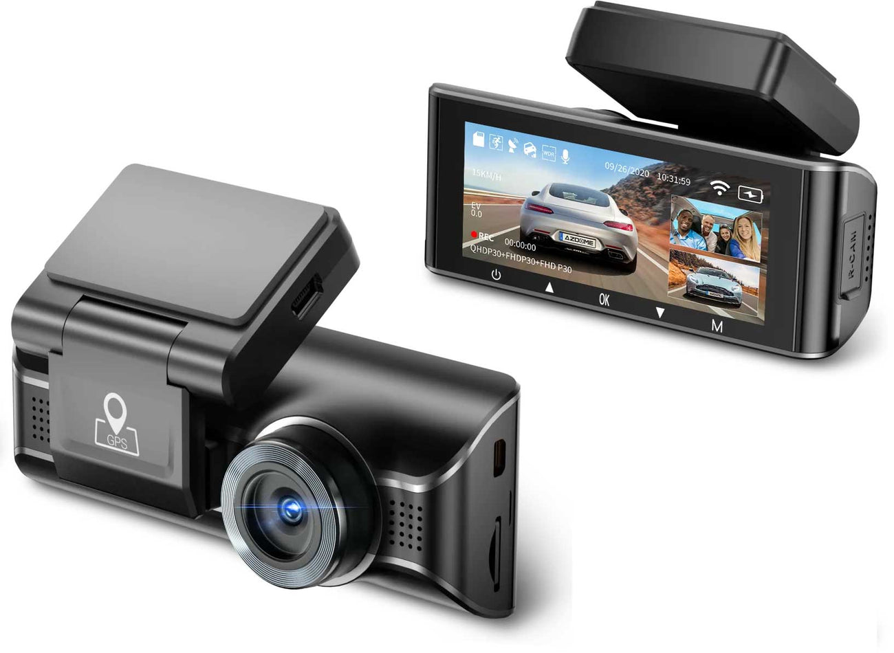 AZDome M770 Pro 2CH 4K Wifi GPS 64gb dashcam