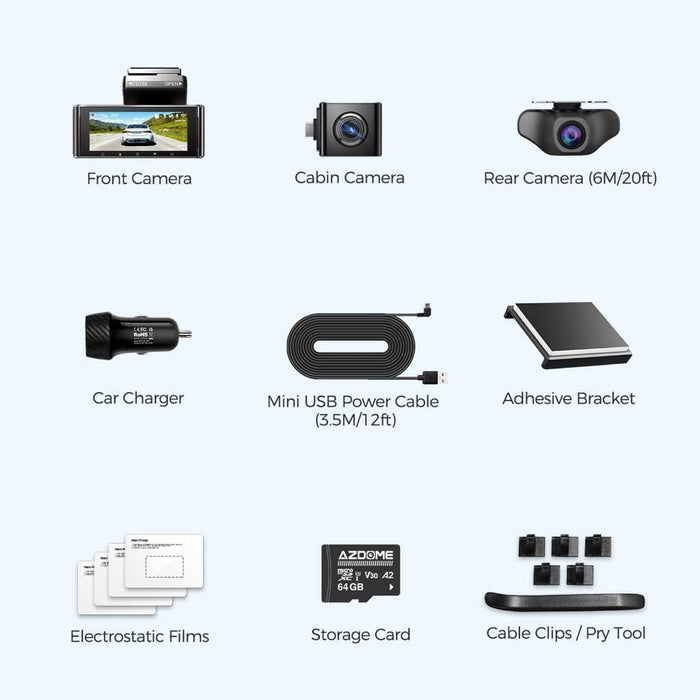 AZDome dashcams | Perfect driving security
